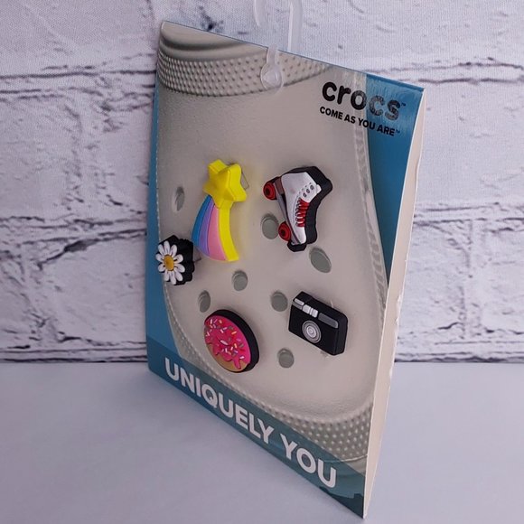 CROCS | Accessories | Jibbitz Crocs Charms Uniquely You Retro 5piece ...